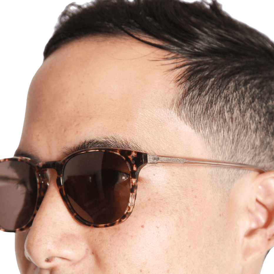 Rocket MTO P3 Classic Caviar Tortoise & Rosé with Brown Polarized Lens ...