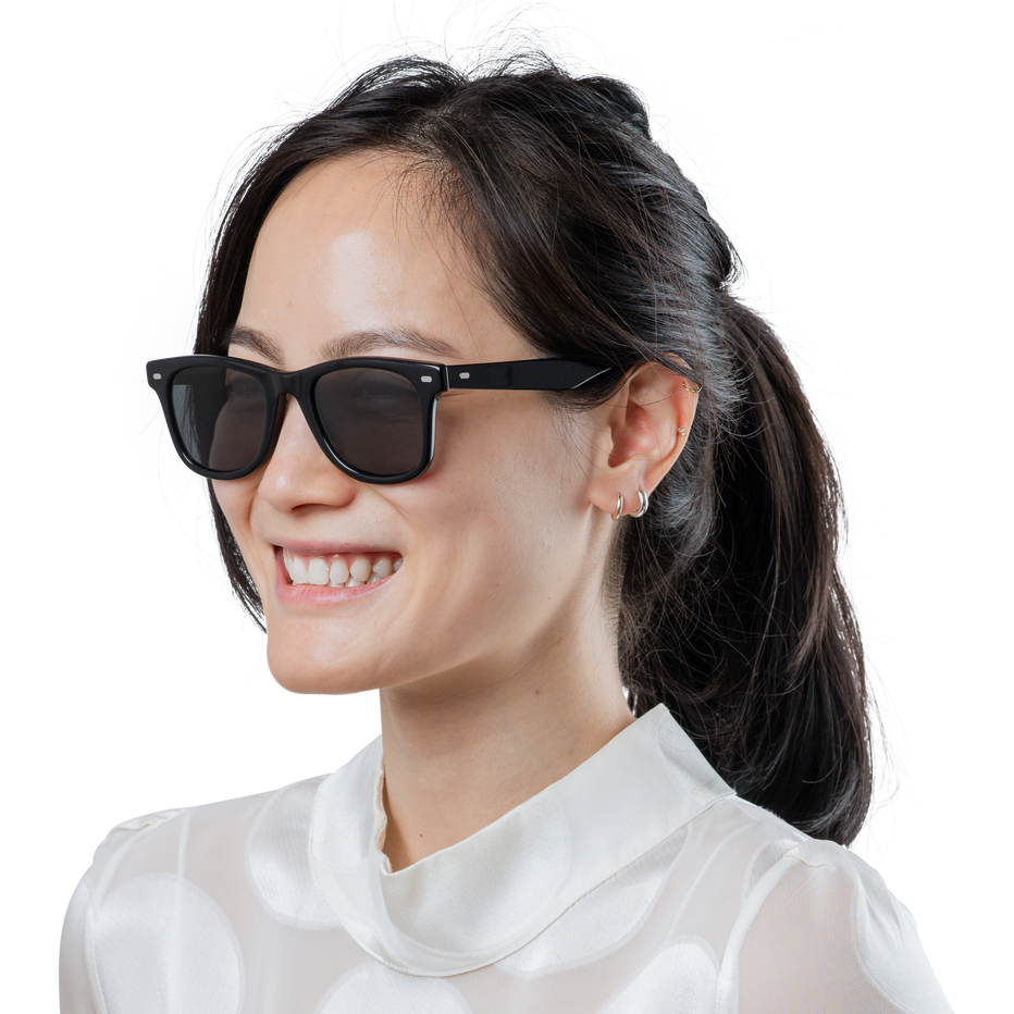 Rocket Eyewear SPT 2 Classic Jet Black with Grey Polarized Lenses (Lim ...