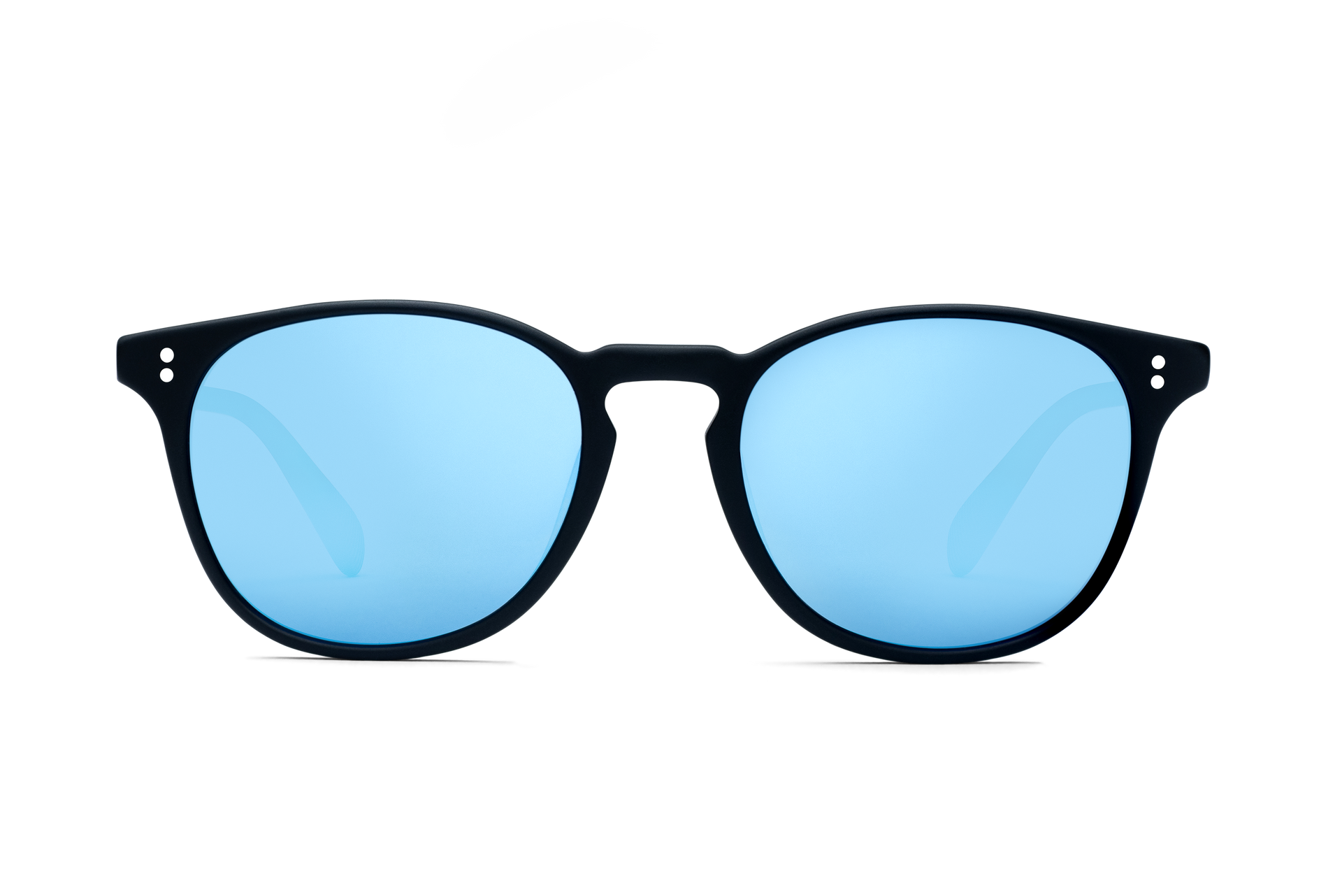 Rocket Eyewear MTO P3 Classic Matte Black with Blue Mirrored Polarized ...