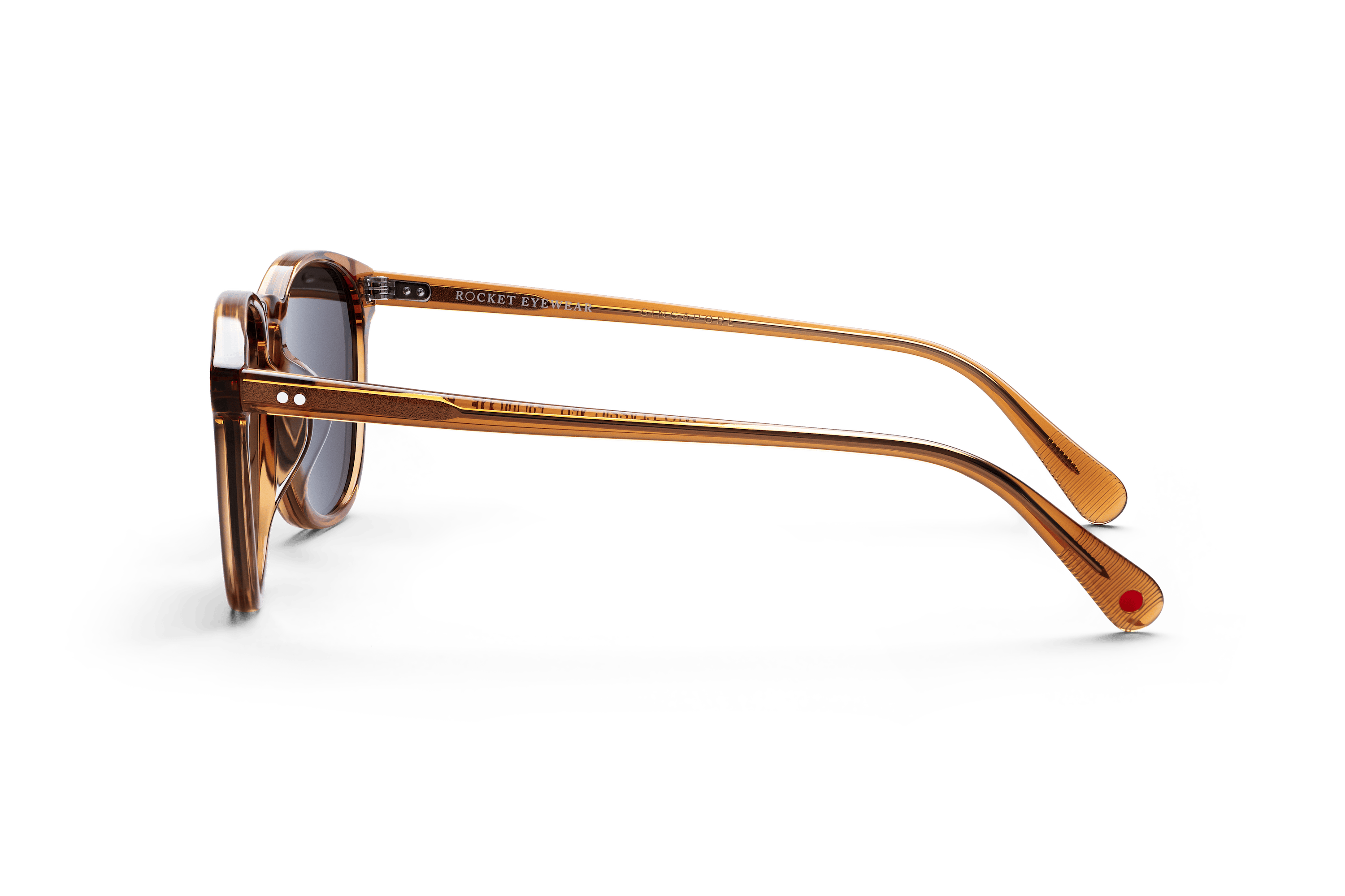 Rocket MTO P3 Classic Burnt Orange Crystal with Brown Polarized Lenses ...