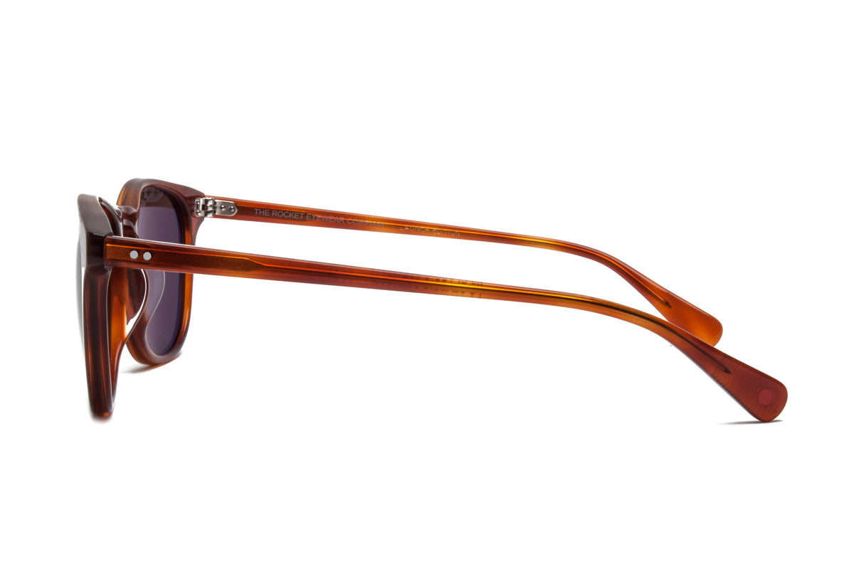 Rocket MTO P3 Classic Amber Tortoise with Brown Polarized Lenses (Laun ...