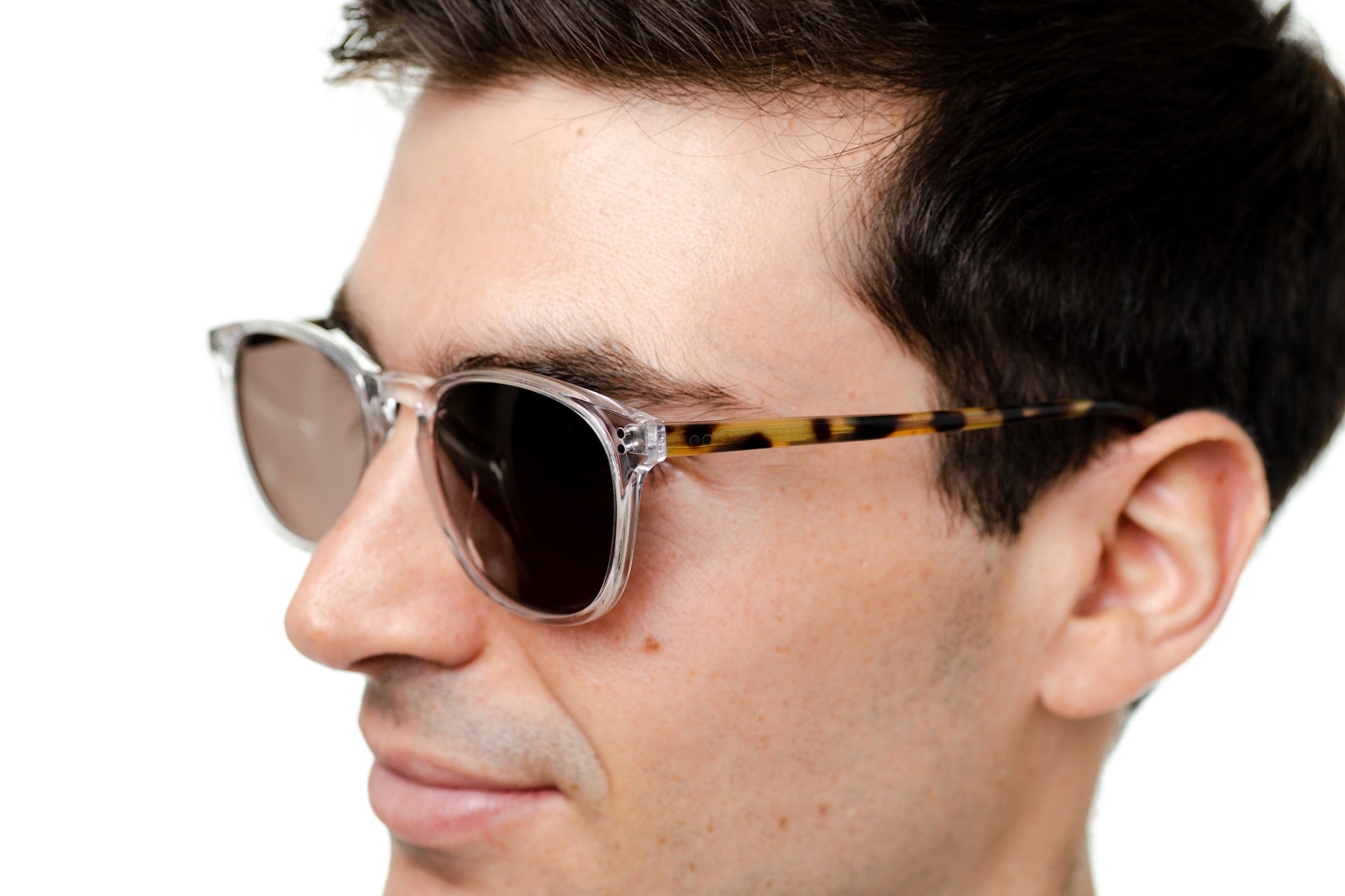 Rocket MTO P3 Classic Crystal & Blonde Tortoise with Brown Polarized L ...